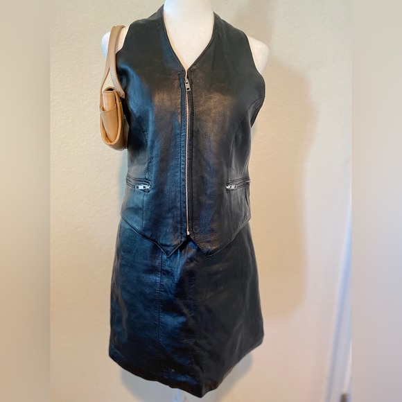 Skirts | Authentic Leather Outfit | Poshmark